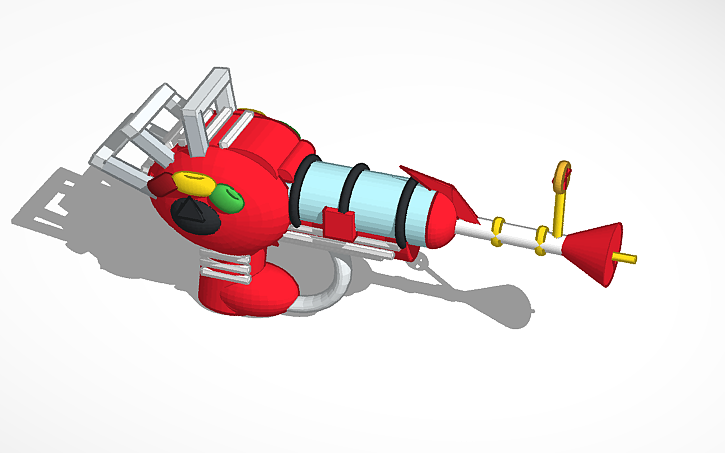 3D design raygun - Tinkercad
