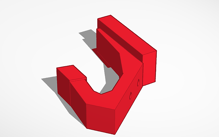 3D design Seaperch hook - Tinkercad