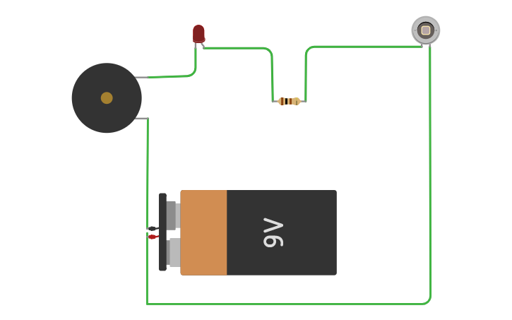 Circuit Design Door Alarm Security System Tinkercad