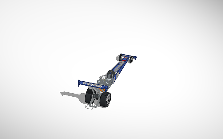 3d Design Top Fuel Dragster Tinkercad