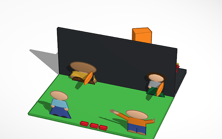 3D design border game | Tinkercad