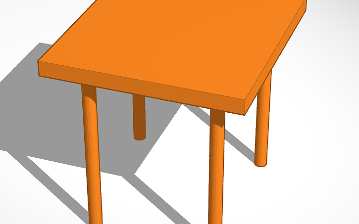 3D design Stool - Tinkercad