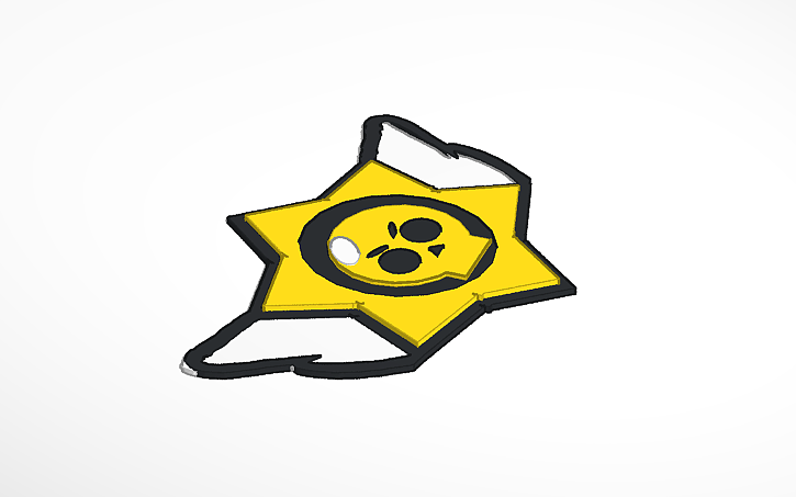 3D design Brawl stars logo - Tinkercad