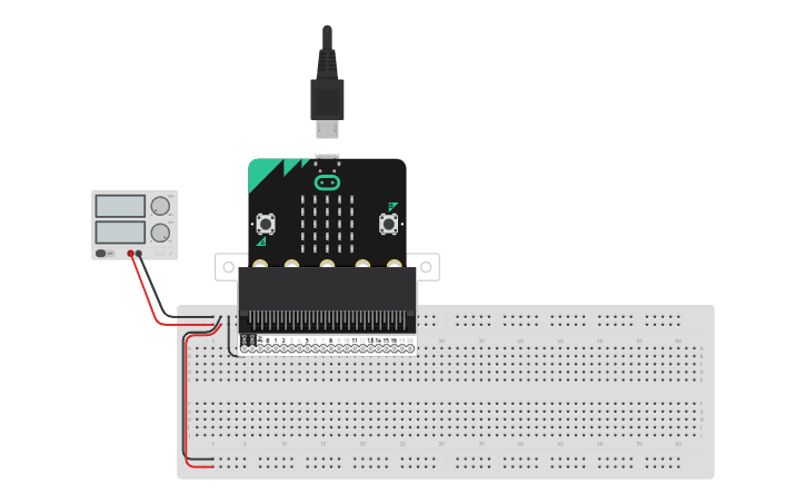 Circuit design Micro:Bit Breakout - Tinkercad