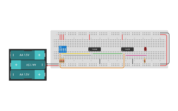 Circuit design Examen respuesta 2 | Tinkercad