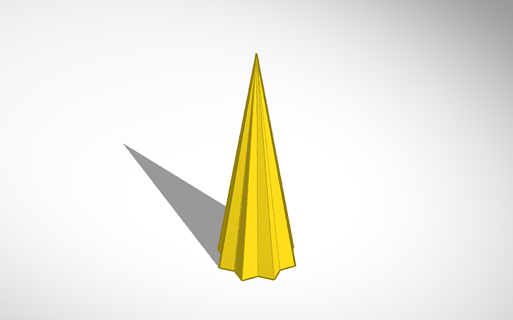 3D design Nose cone. - Tinkercad