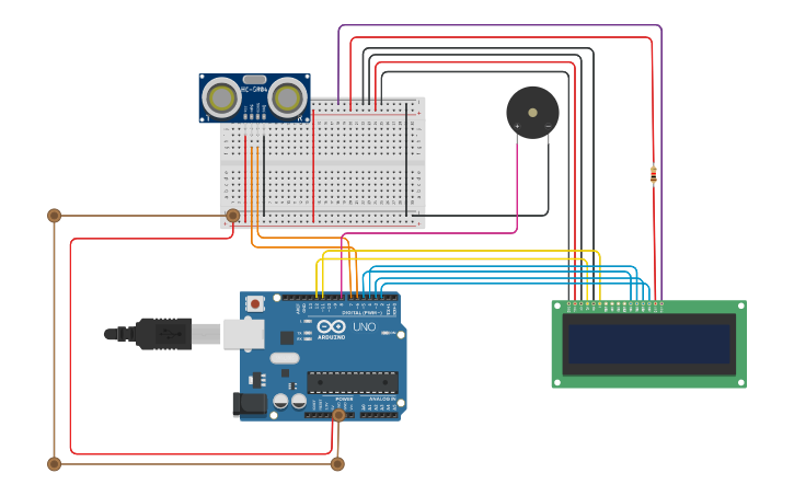 Circuit design Copy of People counter - Tinkercad