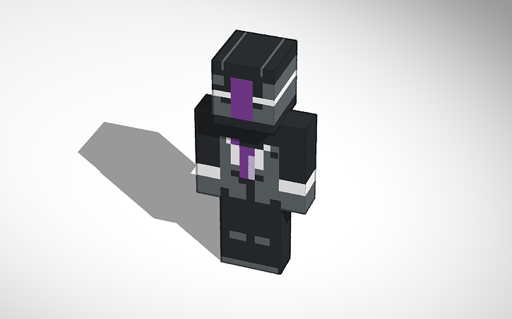3D design my old minecraft skin | Tinkercad