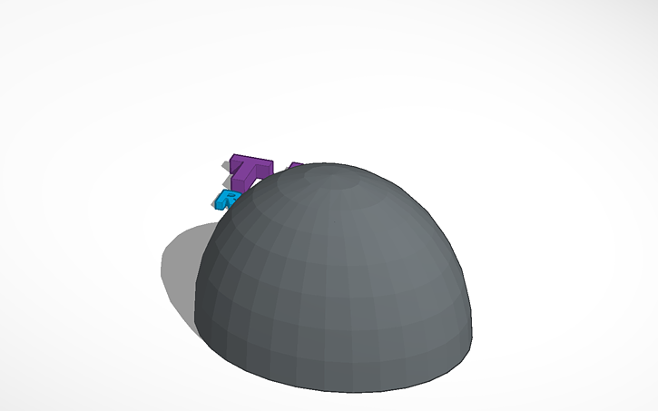 3D design the rock | Tinkercad