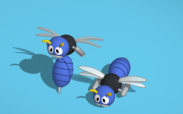 3D design buzz bomber - Tinkercad
