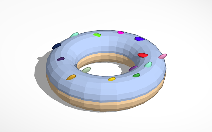 3D design Extra-Donut-NanaB | Tinkercad