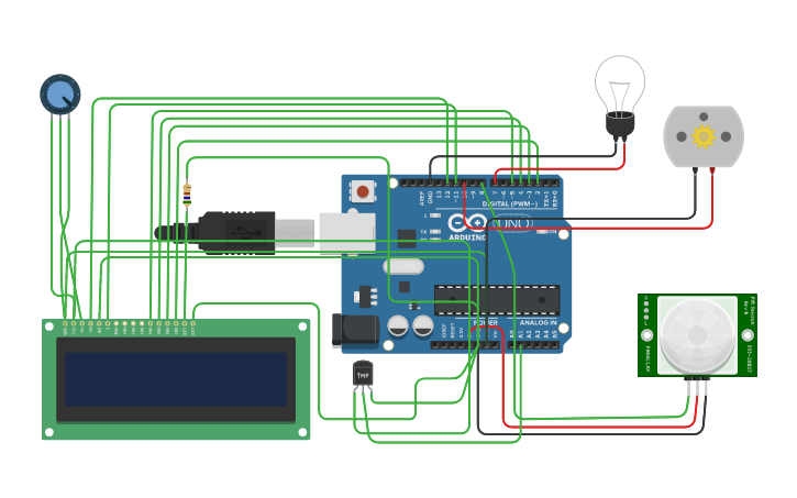 Circuit Design Arduino Based Home Automationde Project Tinkercad 5883