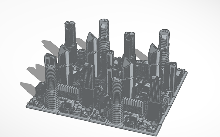 3D design City - Tinkercad