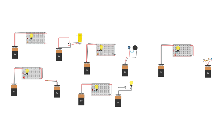 Circuit design Ejercicio en clase grado 4A | Tinkercad