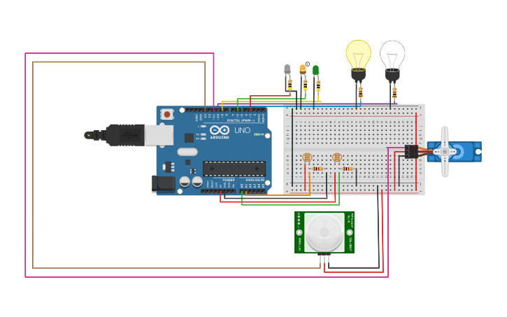 Circuit Design Home Automation Tinkercad