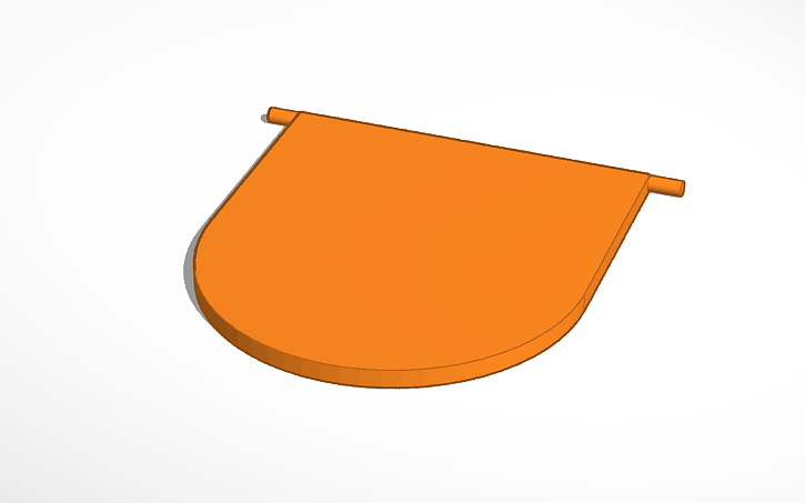 3D design Klappe - Tinkercad