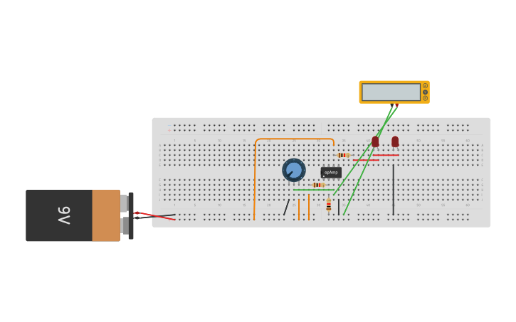 Circuit Design Opamp Tinkercad
