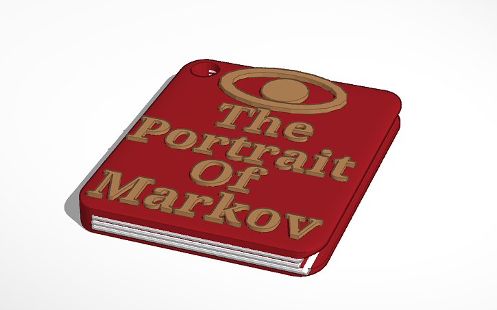 3D design The Portrait Of Markov DDLC Keychain | Tinkercad
