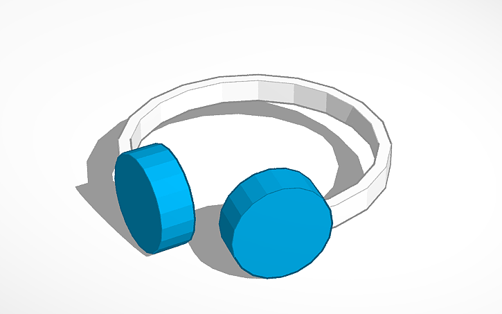 3D design headset(헤드셋) - Tinkercad