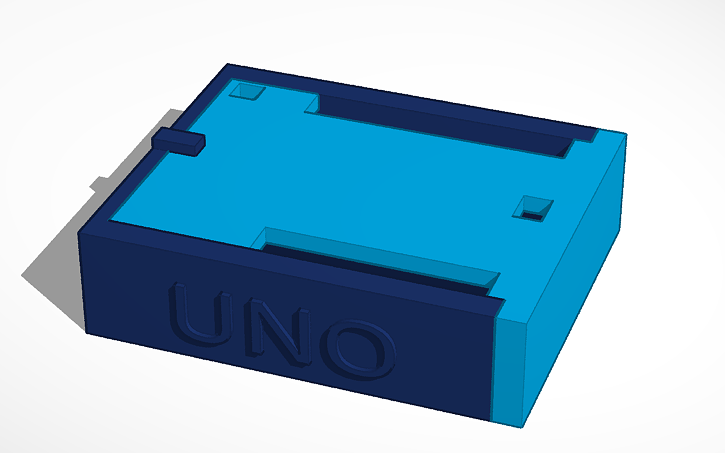 3D design Eco box for Arduino Uno - Tinkercad