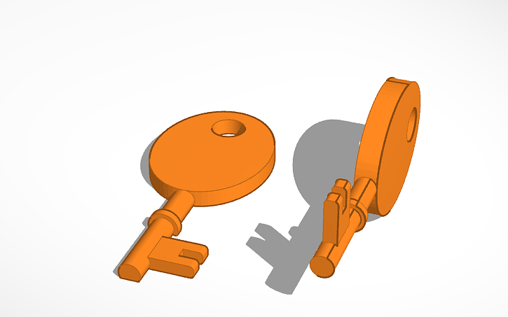 3D design Jack Skeleton Key - Tinkercad