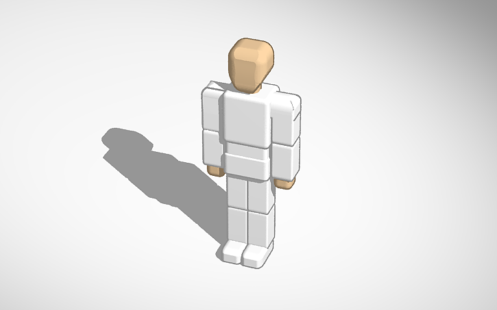 3D design Human template - Tinkercad