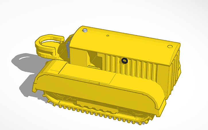 3D design Caterpillar D2 orcherd - Tinkercad