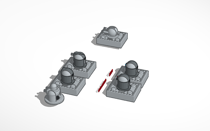 3D design Particle Beam Turret Module -UEDF | Tinkercad