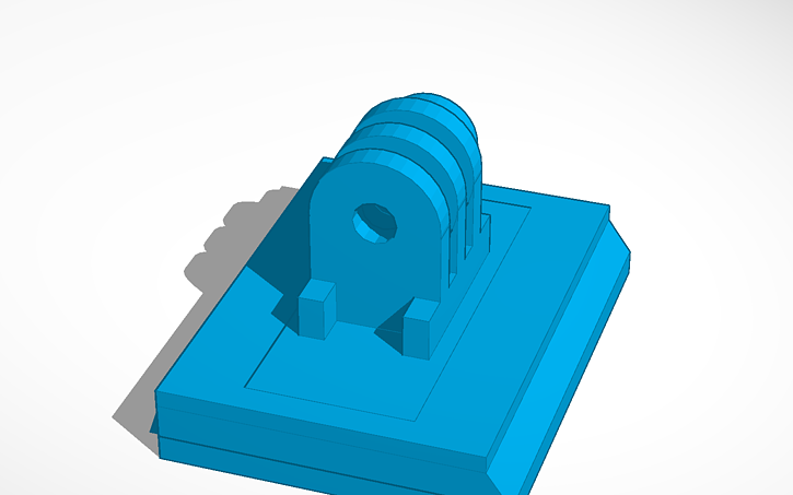 3D design GoPro Mount for Manfrotto 728B | Tinkercad