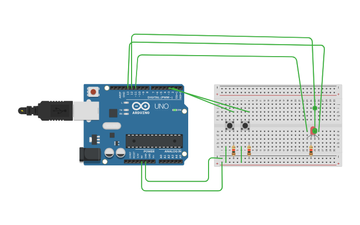 Circuit design level3 week 7 - Tinkercad