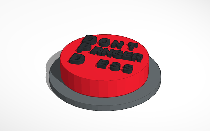 3D design SELF DESTRUCT BUTTON | Tinkercad