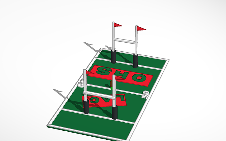 3D design onehunga high school rugby feild - Tinkercad