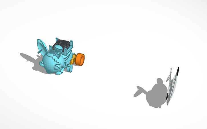 3D design Arduino Robotic Rabbit Car | Tinkercad
