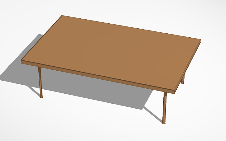 3D design Mesa - Tinkercad