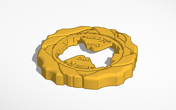 3D design GO THE NINEFOLD DRAGON GOD!! Everburn Asgorath!! - Tinkercad