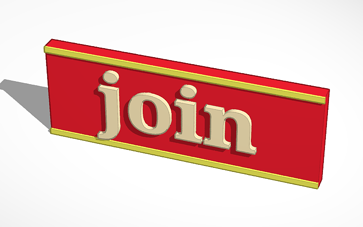 3D design join - Tinkercad