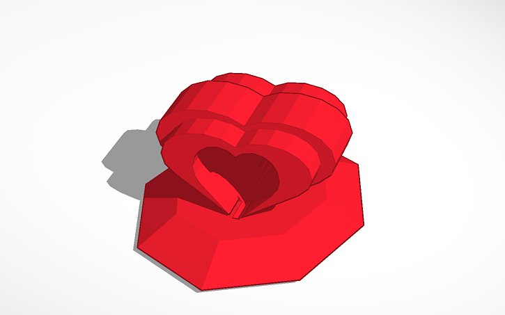 3D design Heart - Tinkercad
