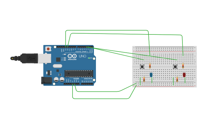 Circuit design second level - Tinkercad