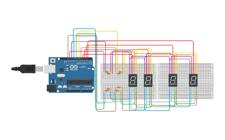 Circuit design PARTE B Sistema a 4 Display a 7 segmenti RAFFAELE QUIESE ...