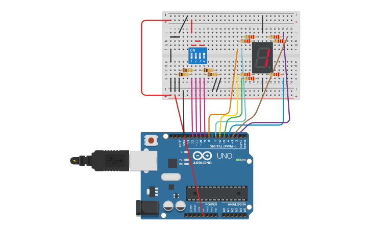 Circuit design Sistemas embarcados - Tinkercad
