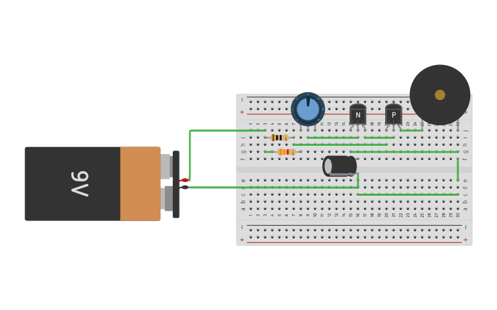 Circuit design Circuito 16 | Tinkercad