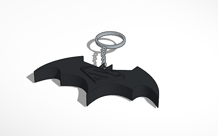 3D design Batman vs Superman - Tinkercad