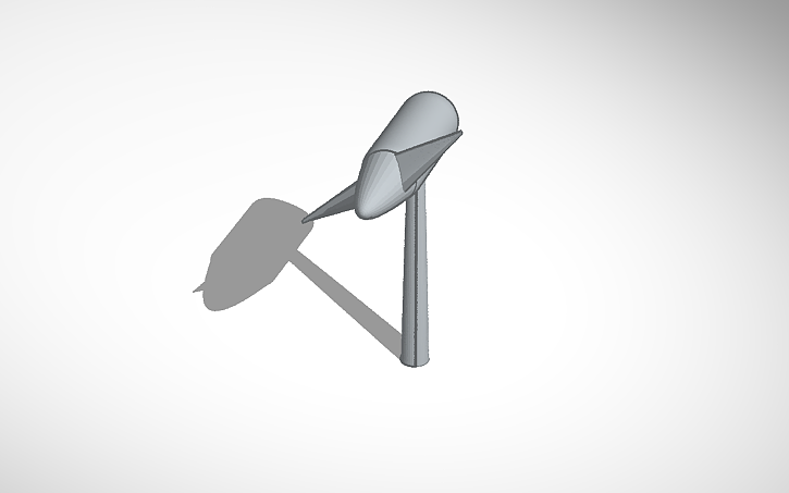 3D design Wind Turbine - Tinkercad