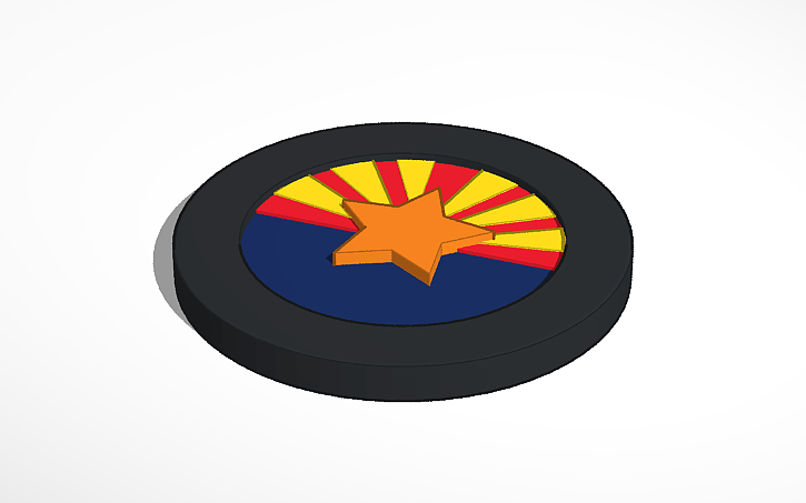 3D design Arizona Coin - WG | Tinkercad