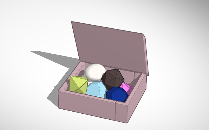 3D design Jewel Box - Tinkercad