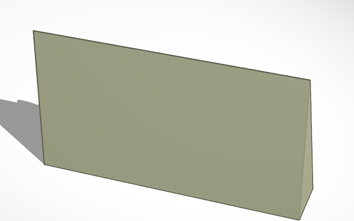 3D design Plaque - Tinkercad