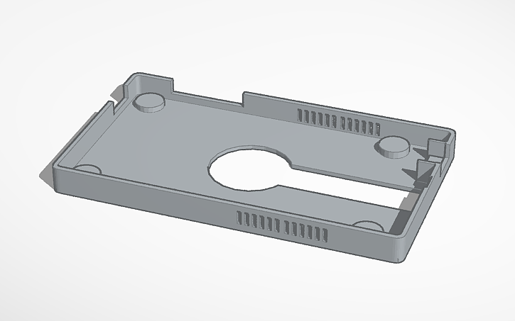 3D design Samsung Galaxy Tab A7 Lite Wall Mount - Back Plate - Tinkercad