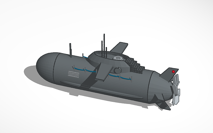 3d Design Submarino Tinkercad