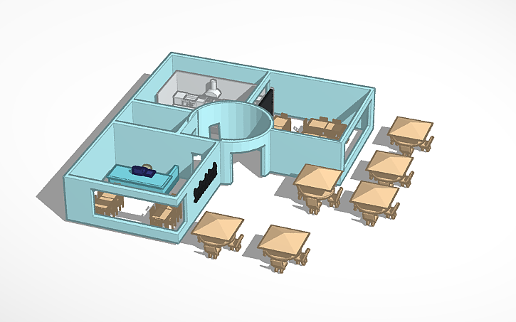 3D design Seafood shack Restaurants | Tinkercad