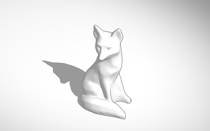 3D design Fox - Tinkercad